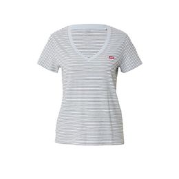 Levi's LEVI'S T-Shirt 'Perfect V-Neck Tee' Damen Gr&ouml;&szlig;e XL navy / hellblau / wei&szlig;