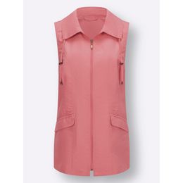 WITT Damen Longweste aus Microfaser, flamingo, Gr&ouml;&szlig;e 56