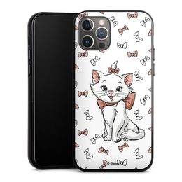 DeinDesign iPhone 12 Pro Handy Silikon H&uuml;lle Case schwarz Handyh&uuml;lle Cat Aristocats Mary Disney