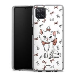 DeinDesign Galaxy A12 Handy Silikon H&uuml;lle Case transparent Handyh&uuml;lle Cat Disney Aristocats Mary Silikon Case