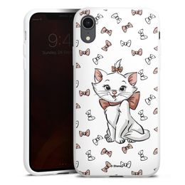 DeinDesign iPhone Xr Handy Silikon H&uuml;lle Case wei&szlig; Handyh&uuml;lle Cat Aristocats Mary Disney Silikon Case