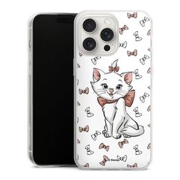 DeinDesign iPhone 15 Pro Max Handy Silikon H&uuml;lle Case transparent Handyh&uuml;lle Cat Aristocats Mary Disney Silikon Case