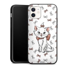 DeinDesign iPhone 12 Handy Premium Silikon H&uuml;lle Handyh&uuml;lle schwarz Case Cat Aristocats Mary Disney Silikon Premium Case