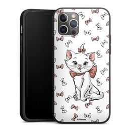 DeinDesign iPhone 12 Pro Handy Premium Silikon H&uuml;lle Handyh&uuml;lle schwarz Case Cat Aristocats Mary Disney Silikon Premium Case