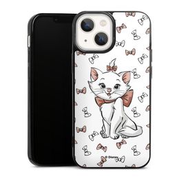 DeinDesign iPhone 13 Mini Handy Slim Case extra d&uuml;nn Silikon Handyh&uuml;lle schwarz H&uuml;lle Cat Aristocats Mary Disney Silikon Slim Case