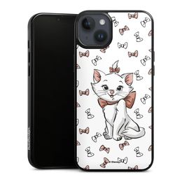DeinDesign iPhone 14 Plus Handy Silikon H&uuml;lle Case schwarz Handyh&uuml;lle Cat Aristocats Mary Disney