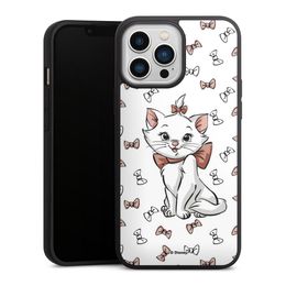 DeinDesign iPhone 13 Pro Max Handy Premium Silikon H&uuml;lle Handyh&uuml;lle schwarz Case Cat Aristocats Mary Disney Silikon Premium Case