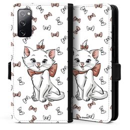 DeinDesign Galaxy S20 Handy Klapph&uuml;lle Handyh&uuml;lle aus Kunst Leder schwarz Flip Case Cat Disney Aristocats Mary Sideflip mit Lasche