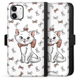 DeinDesign iPhone 11 Handy Klapph&uuml;lle Handyh&uuml;lle aus Kunst Leder schwarz Flip Case Cat Aristocats Mary Disney Sideflip mit Lasche