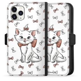 DeinDesign iPhone 11 Pro Handy Klapph&uuml;lle Handyh&uuml;lle aus Kunst Leder schwarz Flip Case Cat Aristocats Mary Disney Sideflip mit Lasche