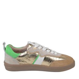CRICK IT Crickit Low-Top Sneaker - Sneaker RONJA - Gr. 41 (EU) - in Gold - f&uuml;r Damen