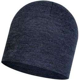 Buff Merino Midweight Beanie melange night blue 118007779