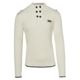 Koroshi Pullover Herren Gr&ouml;&szlig;e XL schwarz / offwhite
