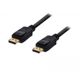 Deltaco DisplayPort Kabel 4K Schwarz - 2 meter