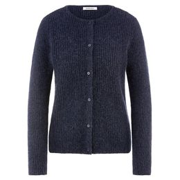 Peter Hahn - Strickjacke, blau, Gr. 38 / S - Alpaka