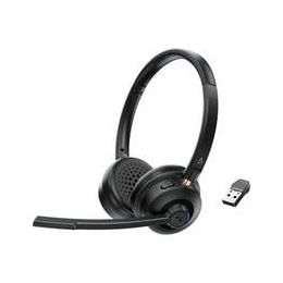 Creative Chat Wireless, Headset schwarz, USB-Dongle, Bluetooth