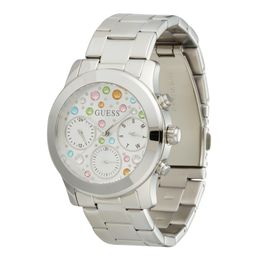 Guess Uhr 'FANTASIA' Damen Gr&ouml;&szlig;e One Size t&uuml;rkis / orange / silber / transparent