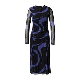 EDITED Kleid 'Calla' Damen Gr&ouml;&szlig;e 40 blau / lila / schwarz Winterkleid