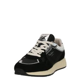 Pepe Jeans Sneaker 'Marlon' Damen Gr&ouml;&szlig;e 42 schwarz / silber / wei&szlig;