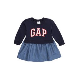 GAP Kleid M&auml;dchen Gr&ouml;&szlig;e 68/80 blue denim / dunkelblau / grenadine / wei&szlig;