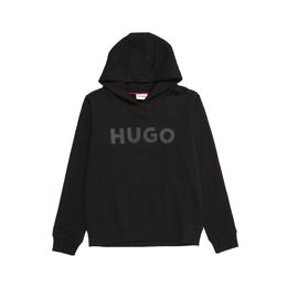 Hugo Sweatshirt Jungen Gr&ouml;&szlig;e 116 dunkelgrau / schwarz