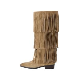 Steve Madden Stiefel 'Spur' Damen Gr&ouml;&szlig;e 39 taupe Winterschuhe