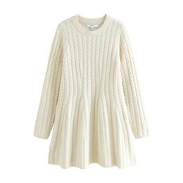 next Knitted dress female Beige size M