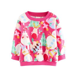 next Sweatshirt M&auml;dchen Gr&ouml;&szlig;e 122 hellblau / gelb / pink / wei&szlig;