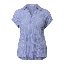 Cecil Bluse Damen Größe S indigo / weiß