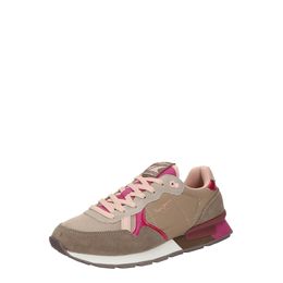 Pepe Jeans Sneaker 'BRIT JUMPS' Damen Gr&ouml;&szlig;e 36 grau / taupe / pink
