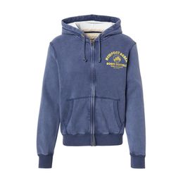 Hollister Zip-Up Hoodie male Blue size XXL