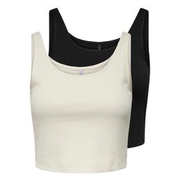 Only Top 'Nessa' Damen Gr&ouml;&szlig;e L schwarz / wei&szlig;