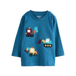 next Shirt Jungen Gr&ouml;&szlig;e 116 blau / azur / gelb / orange