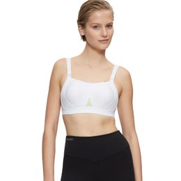 Sport-BH triaction by Triumph "Triaction Gravity Lite N EX", Damen, Gr. 85, Cup D, weiß, Single Jersey, Obermaterial: 75% Polyamid, 25% Elasthan, leicht glänzend, unifarben, Sportlich, körpernah, BHs, atmungsaktiv und ultimativer Halt