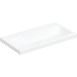 Geberit iCon Light Waschtisch 501836008 90x48cm, ohne Hahnloch, ohne Überlauf, weiß KeraTect