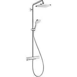 Hansgrohe Croma E 280 1jet Showerpipe 27630000 chrom, mit Brausethermostat