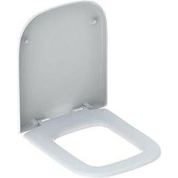 Geberit myDay WC-Sitz 575410000 weiß, Scharnier Messing verchromt, mit Absenkautomatik