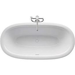 Duravit White Tulip Badewanne 700469000000000 180 x 90 x 48 cm, freistehend, 2 Rückenschrägen, weiß
