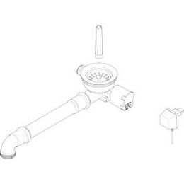 Dornbracht Ablaufgarnitur, 1 1/4 04110105500-86 edelstahl, matt
