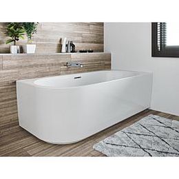 Riho Desire Corner Eck-Badewanne B088001005 weiß, 184 x 84 cm, Ecke links, ohne Füllfunktion