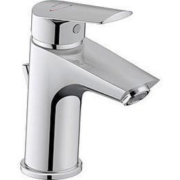 Duravit No. 1 Waschtischarmatur N11011001010 mit Zugstangen-Ablaufgarnitur, Ausladung 100mm, Fresh-Start, chrom