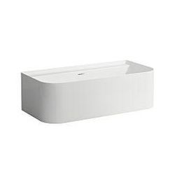Laufen Sonar Vorwand-Badewanne H2203470000001 ohne Hahnloch, 160x81,5cm, mit Schürze, Sentec, weiß