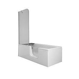 Vitra Conforma Badewanne 57930011000 170 x 75 cm, rechteckig mit Einstieg rechts, weiß, mit Hydromassagesystem