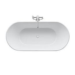 Duravit D-Neo Badewanne 700486000000000 160 x 75 x 45 cm, freistehend, ohne Überlauf, 2 Rückenschrägen, weiß