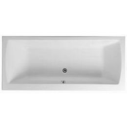 Vitra Integra Badewanne 52540001000 180 x 80 cm, weiß, Einbauversion, Ablauf mittig