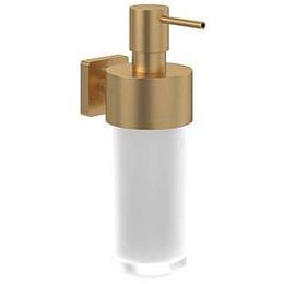 Villeroy & Boch Villeroy und Boch Elements Striking Seifenspender TVA15200700076 brushed gold, 230ml, Glas satiniert