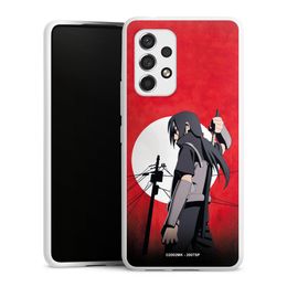 DeinDesign Galaxy A53 5G Handy Silikon H&uuml;lle Case wei&szlig; Handyh&uuml;lle Manga Naruto Shippuden Anime Silikon Case