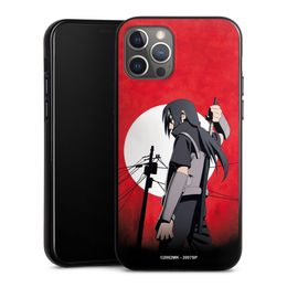 DeinDesign iPhone 12 Pro Handy Silikon H&uuml;lle Case schwarz Handyh&uuml;lle Manga Naruto Shippuden Anime