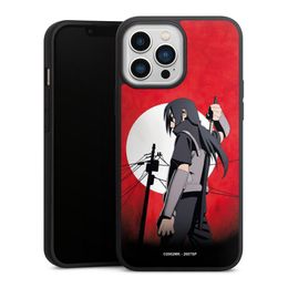 DeinDesign iPhone 13 Pro Max Handy Premium Silikon H&uuml;lle Handyh&uuml;lle schwarz Case Naruto Shippuden Anime Manga Silikon Premium Case
