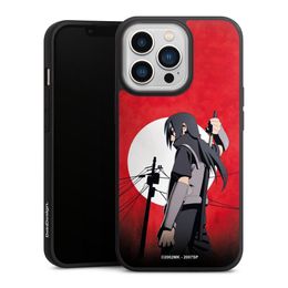 DeinDesign iPhone 13 Pro Handy Premium Silikon H&uuml;lle Handyh&uuml;lle schwarz Case Naruto Shippuden Anime Manga Silikon Premium Case